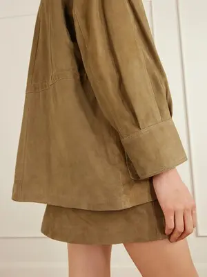 ARMA Maeve Suede Jacket - Neutrals