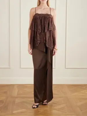 Aje Ophelia Lace-trimmed Camisole