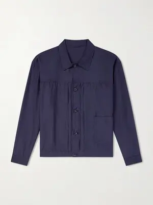 KAPTAIN SUNSHINE Cotton And Silk-blend Denim Jacket