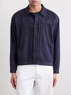 KAPTAIN SUNSHINE Cotton And Silk-blend Denim Jacket
