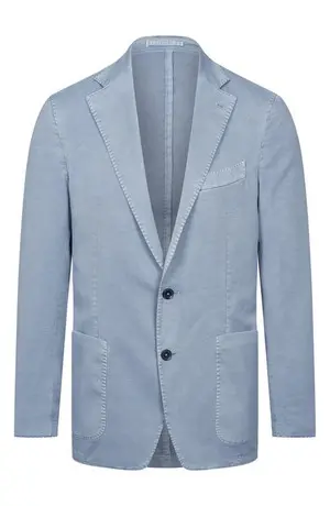 EMANUEL BERG Washed Cotton & Silk Sport Coat