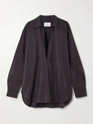 SSSTEIN Skipper Silk-blend Shirt