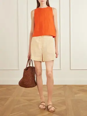ERES Ravie Linen Tank - Orange