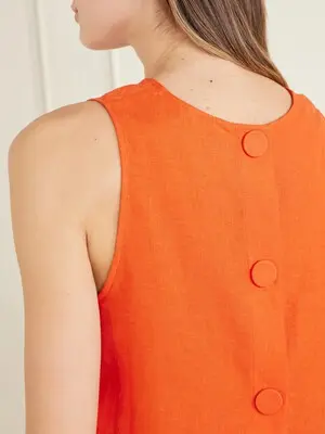 ERES Ravie Linen Tank - Orange