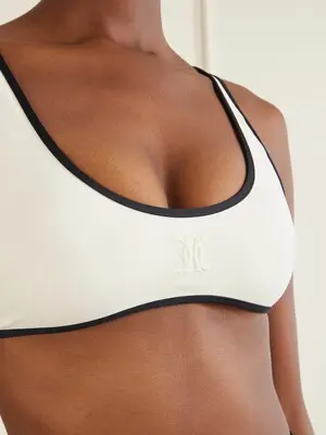 Kiki De Montparnasse Contrast Trim Bikini Top
