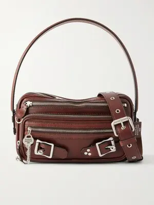 Acne Studios Camero Party Leather Shoulder Bag - Brown