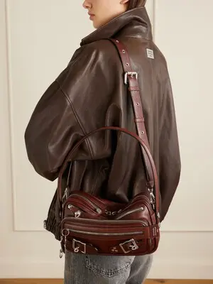 Acne Studios Camero Party Leather Shoulder Bag - Brown
