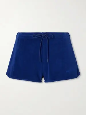 Hunza G Cotton-terry Shorts - Blue