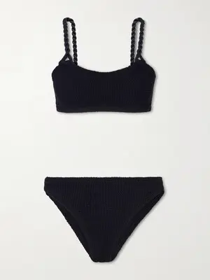 Hunza G Original Crinkle™ Phoebe Bikini Black