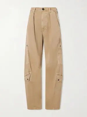 Citizens Of Humanity Flight Mid-rise Straight-leg Cargo Trousers - Brown