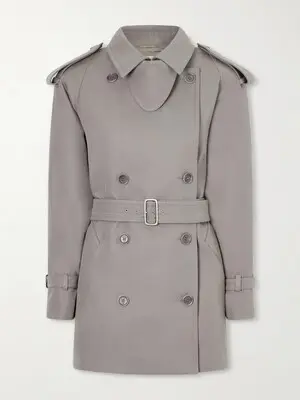 Max Mara Double-breasted Cropped Trench Jacket