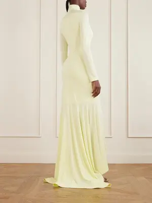 Stella McCartney Asymmetrical Crepe Jersey Dress