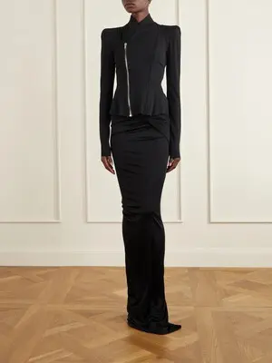 Rick Owens Princess Jersey Jacket - Black