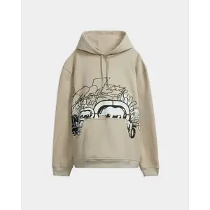 ECKO Graffiti Pullover Hoodie - Beige