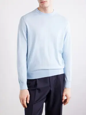 Anderson & Sheppard Knitted Sea Island Cotton Sweater