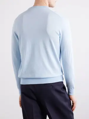 Anderson & Sheppard Knitted Sea Island Cotton Sweater