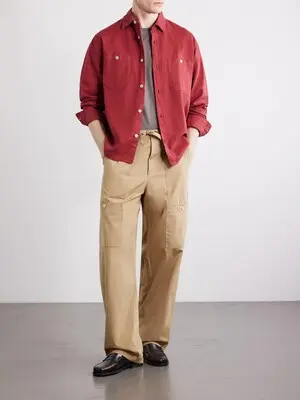 3sixteen Cotton And Linen-blend Overshirt