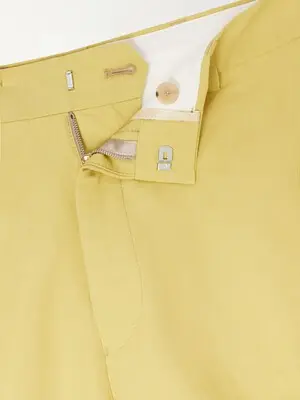 Paul Smith Straight-leg Cotton And Linen-blend Trousers