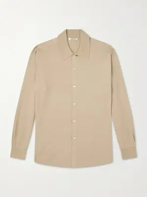 Auralee Knitted Silk Shirt
