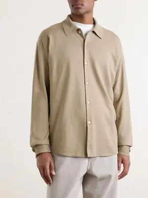 Auralee Knitted Silk Shirt