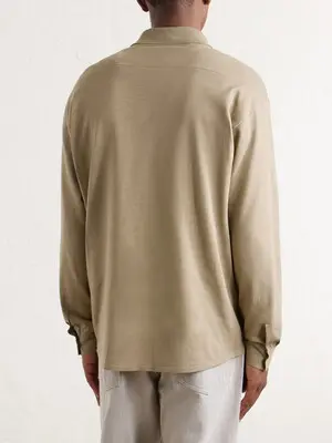 Auralee Knitted Silk Shirt