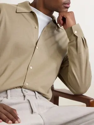 Auralee Knitted Silk Shirt