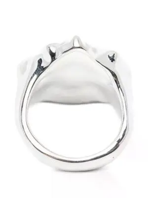 Casablanca Splash Signet Ring