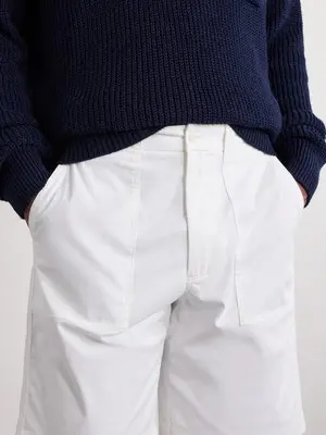 Ralph Lauren Purple Label Straight-leg Twill Shorts