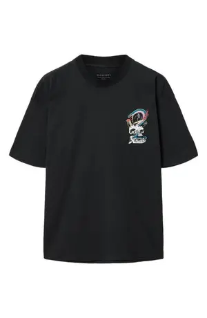 ALLSAINTS Snakepit Crewneck Graphic T-shirt