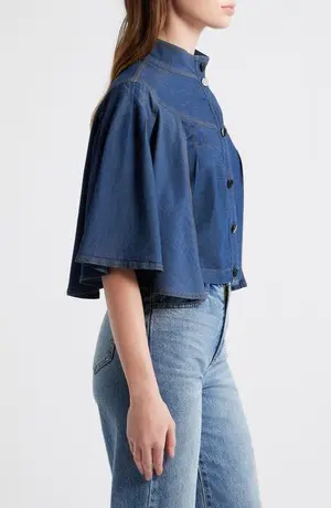 CIEBON Biffy Cape Denim Jacket