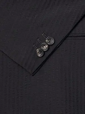J. MUESER Seersucker Virgin Wool Suit Jacket