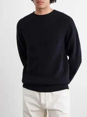 DRAKE'S Brushed Wool Sweater