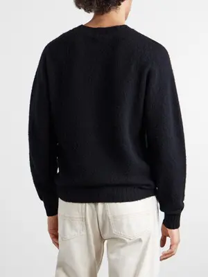 DRAKE'S Brushed Wool Sweater