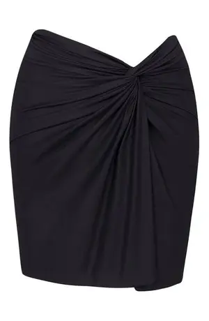 VIX PAULA HERMANNY Karen Cover-up Miniskirt - Black