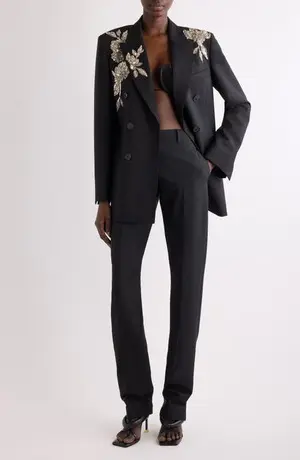 Givenchy Sequin Embellished Wool & Mohair Jacket
