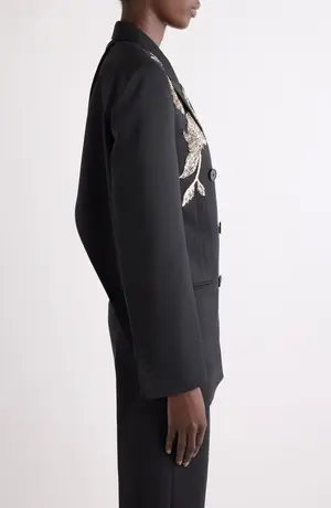 Givenchy Sequin Embellished Wool & Mohair Jacket