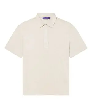 Men's Mother-of-Pearl Button Polos