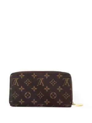 LOUIS VUITTON Zippy Wallet Monogram Canvas Small Wallets - Brown