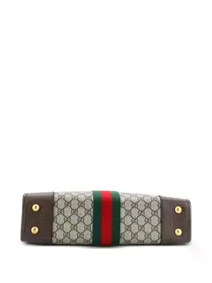 Gucci Ophidia Cut Out Handle Gg Coated Canvas Medium Tote Bag
