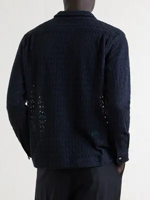 BODE Cotton-blend Lace Shirt