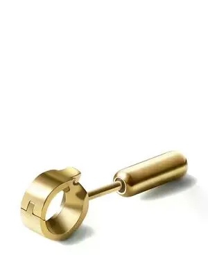 Shihara Node Circle Stud Earring