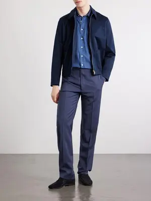 J. MUESER Tencel™ Lyocell-twill Shirt