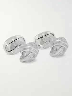 DEAKIN & FRANCIS Knot Sterling Cufflinks - Silver