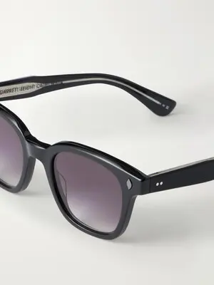 Garrett Leight Broadway D-frame Sunglasses - Black