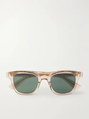 Garrett Leight Broadway D-frame Sunglasses - Neutrals