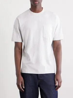 BEAMS Cotton-jersey T-shirt - Gray