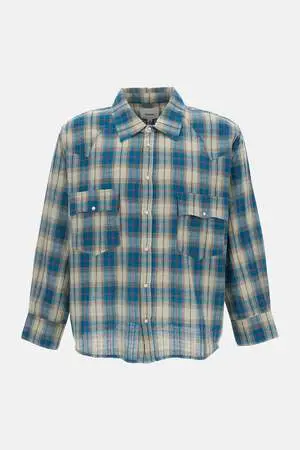 FOUND Flannel Shirt - Blue