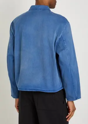 COLE BUXTON Patch Pocket Cotton And Wool-blend Overshirt
