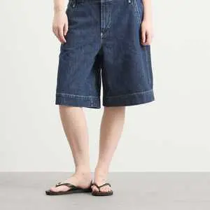 DAMSON MADDER Annie Denim Bermuda Shorts