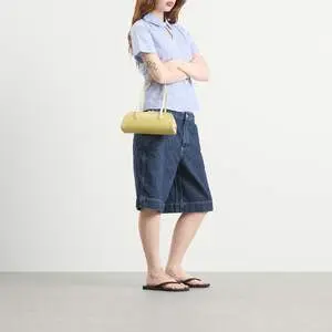 DAMSON MADDER Annie Denim Bermuda Shorts